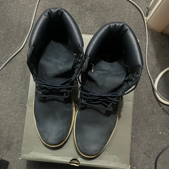 Timberland | Shoes | Men Navy Blue Timberlands | Poshmark